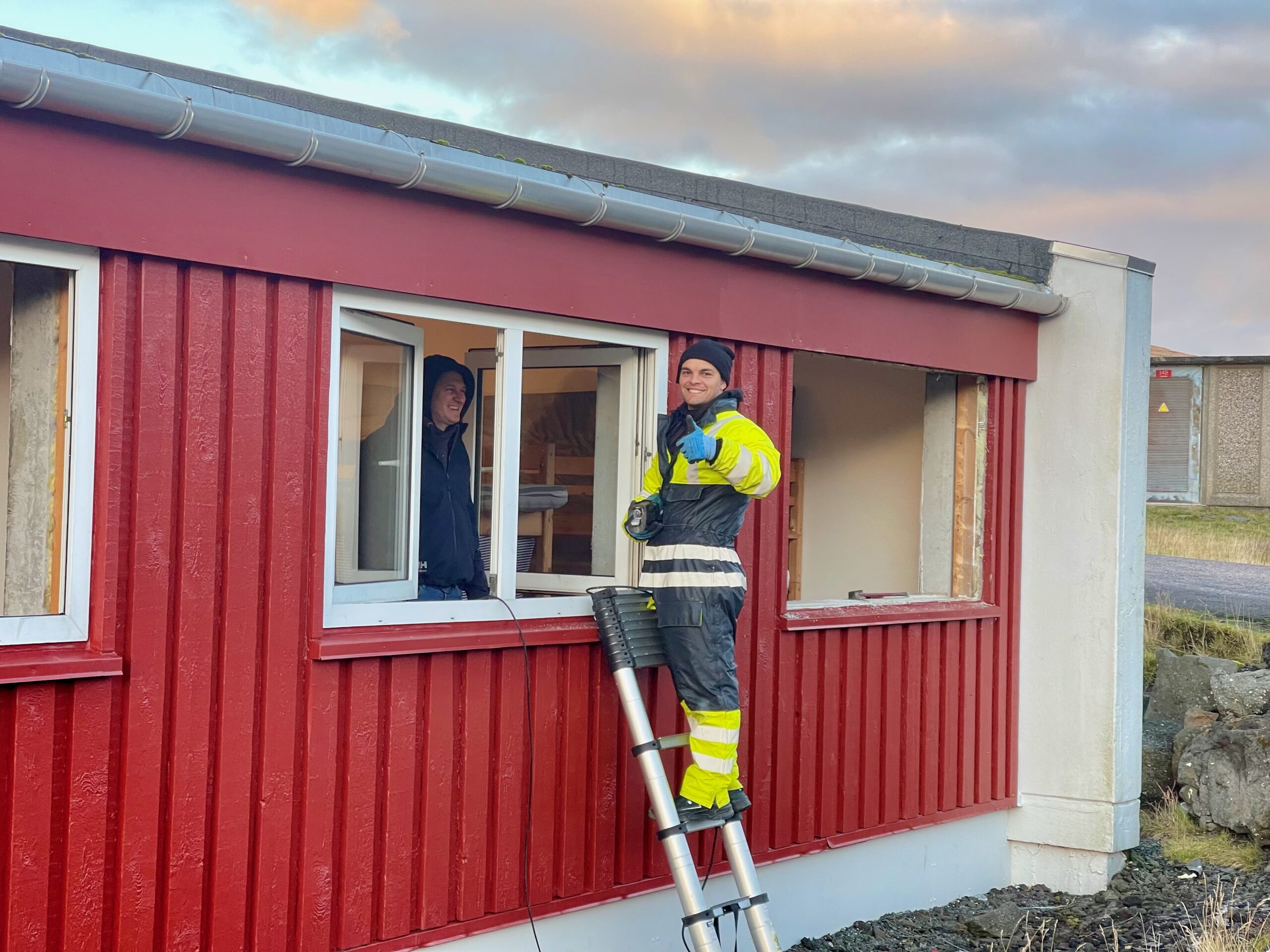 Leguhúsið í Nesvík: Nýggj vindeygu minka um árligt CO2 útlat við 28 ...